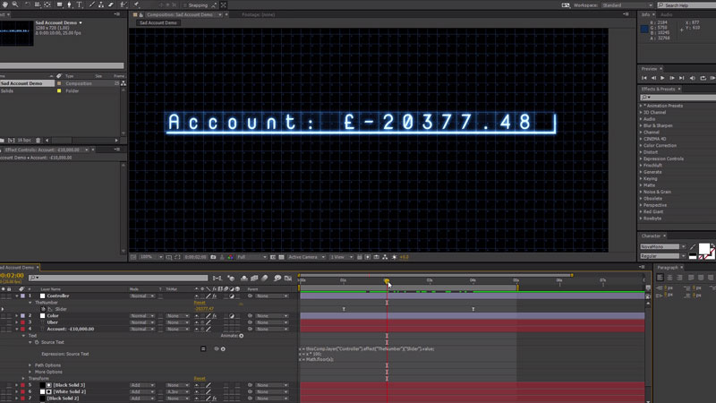 ÜberNumber for After Effects tutorial - CGPress