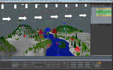 Procedural River System, Part 1. tutorial - CGPress