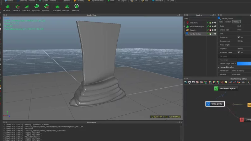 RealFlow pouring vanilla tutorial - CGPress