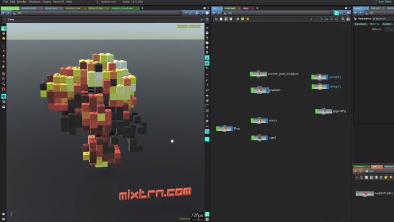 Houdini Pixelator Asset Tutorial tutorial - CGPress