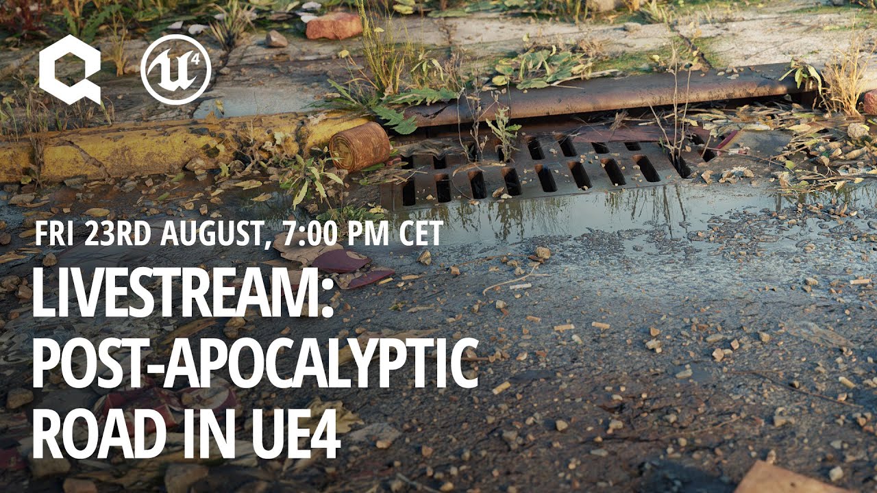 Create a post-apocalyptic road in UE4 tutorial - CGPress