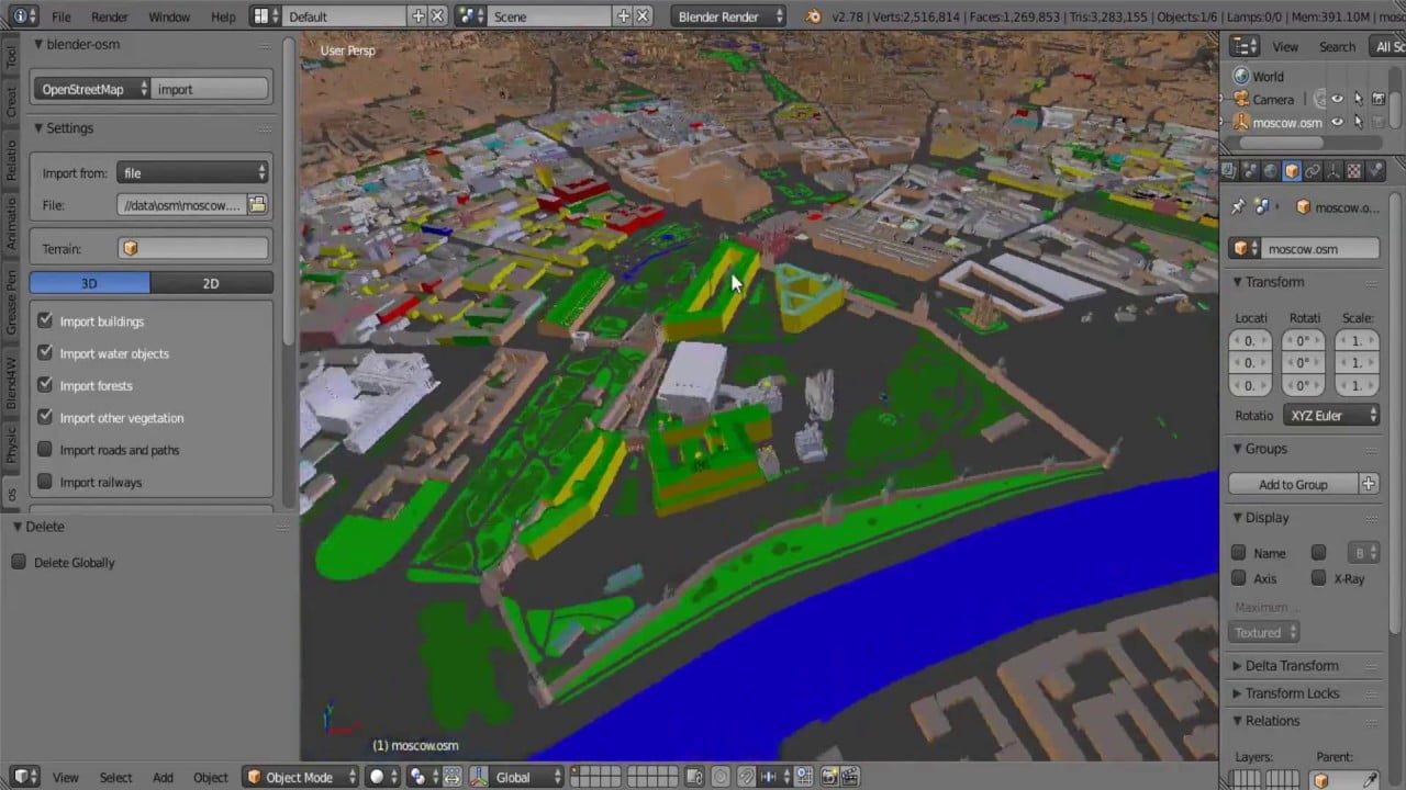 Blender OSM Base Version Free Add on CGPress